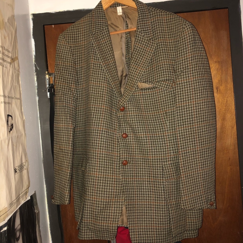 Daks Wool Dress Coat Made In England - Gem